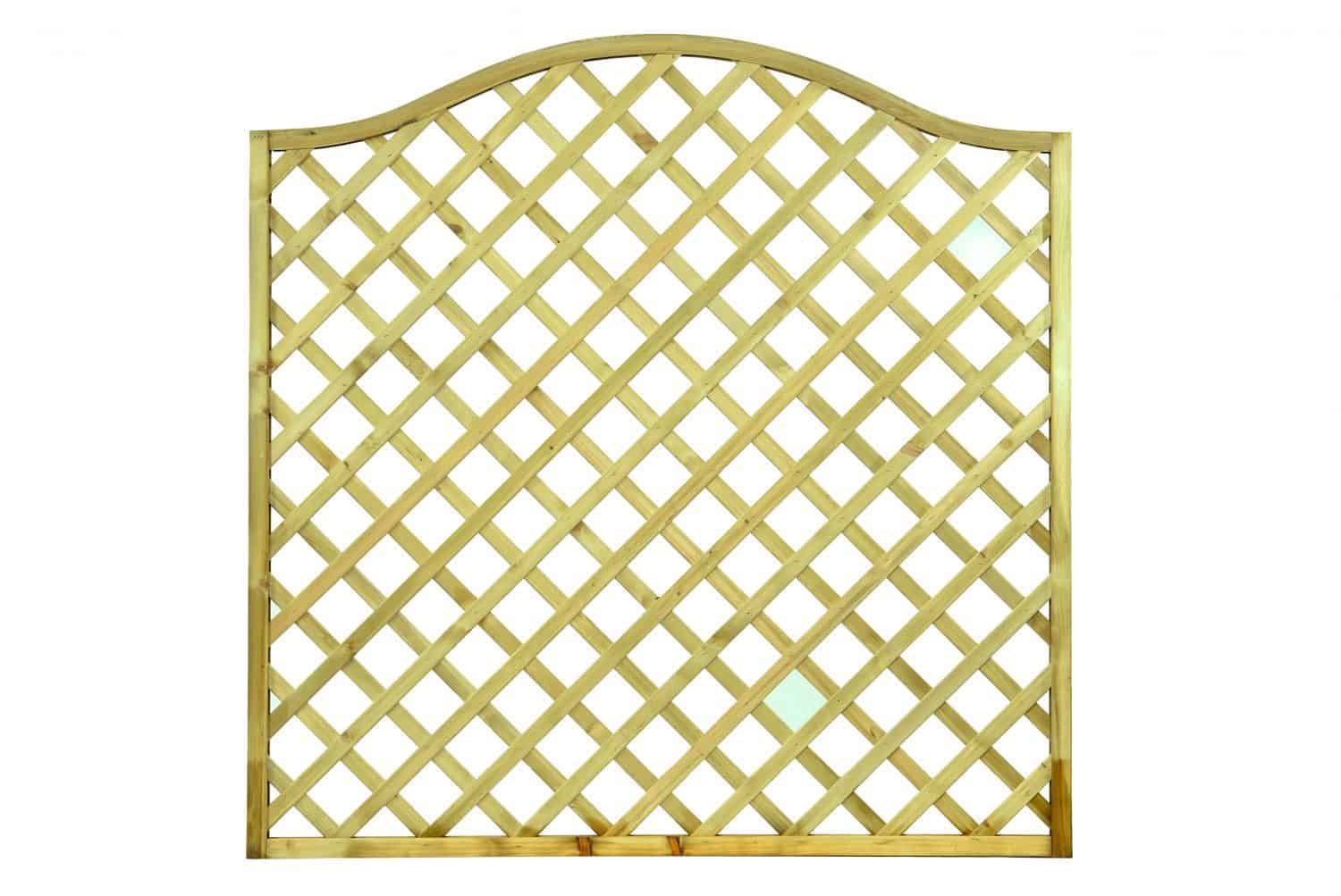Heavy Duty Trellis (90mm lattice window) - Bell Top > Woodbank Timber